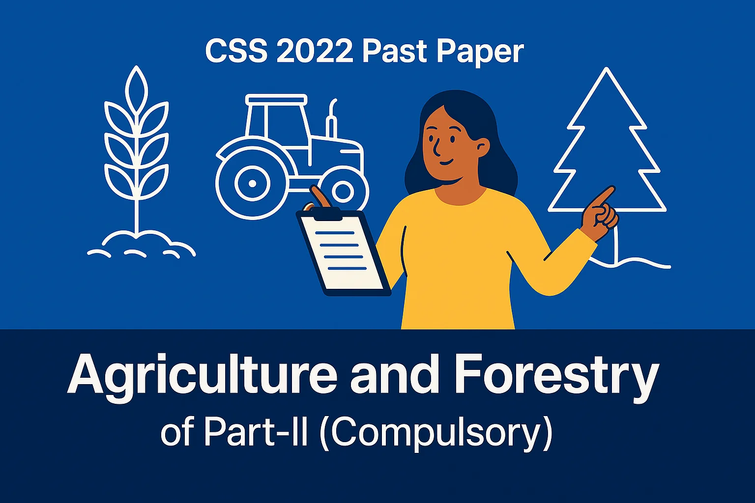 CSS Past Paper 2022 Agriculture and Forestry Descriptive